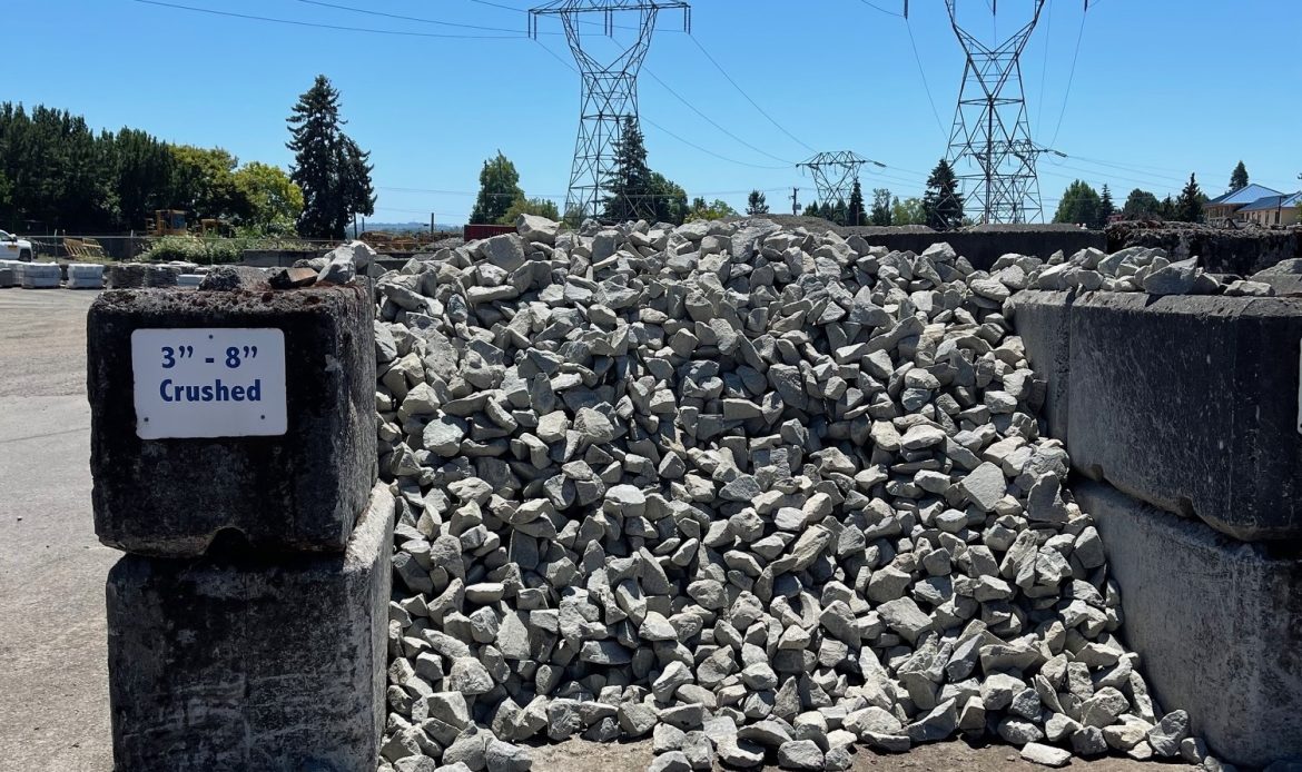 Clean Crushed Rock Delivery Vancouver, Washougal, Camas, WA