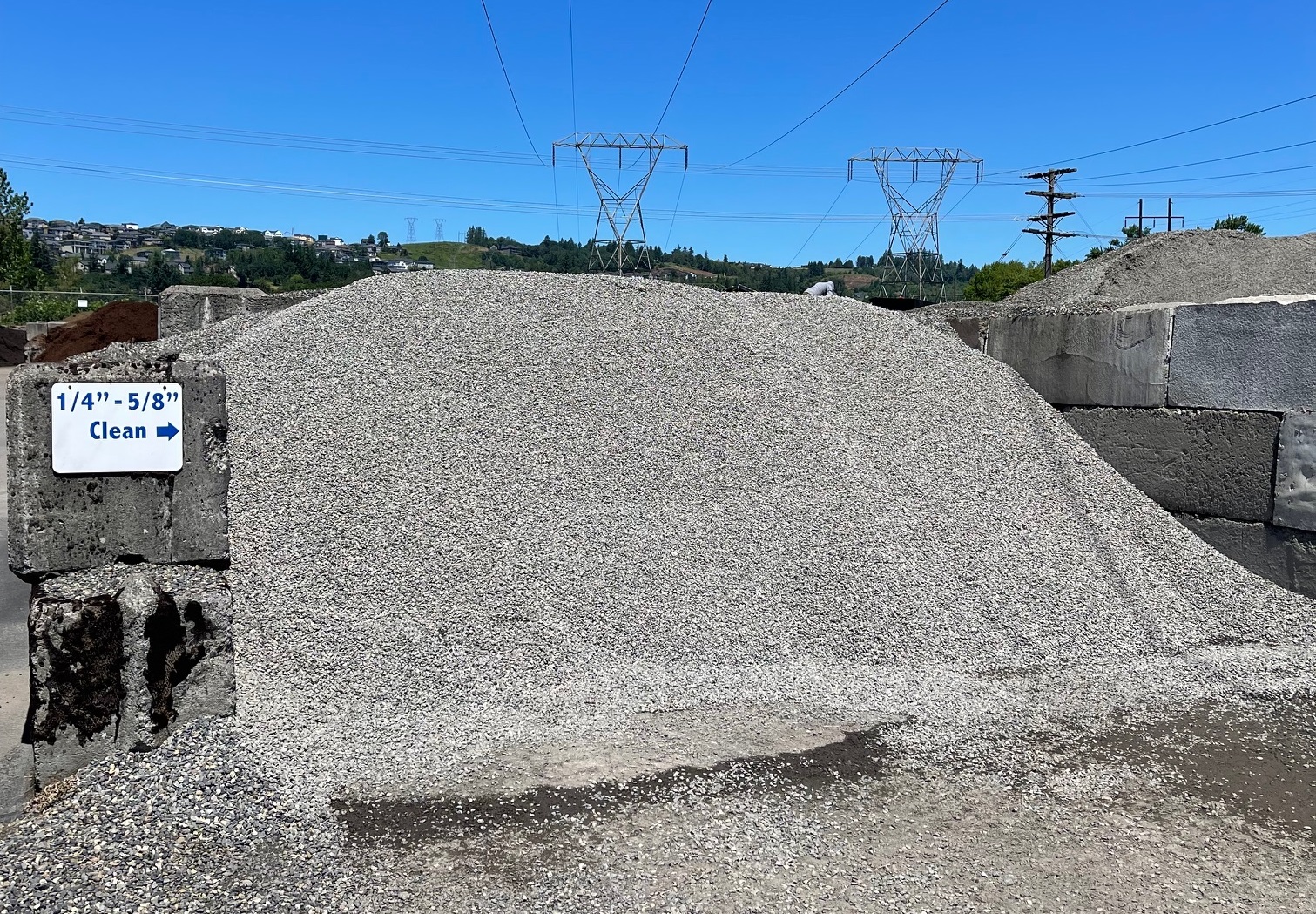 Clean Crushed Rock Delivery Vancouver, Washougal, Camas, WA